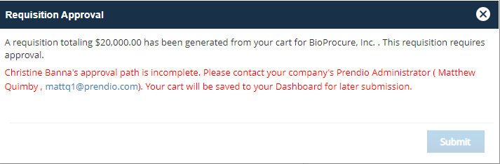 Understanding Approval Path Errors